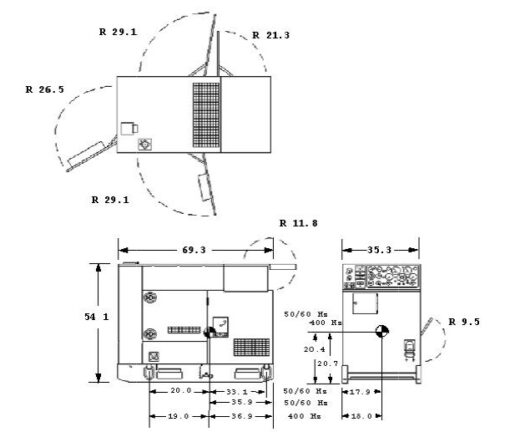 MEP804A-MEP804B-MEP814A-MEP814B-Dimensions ⋆ Green Mountain Generators